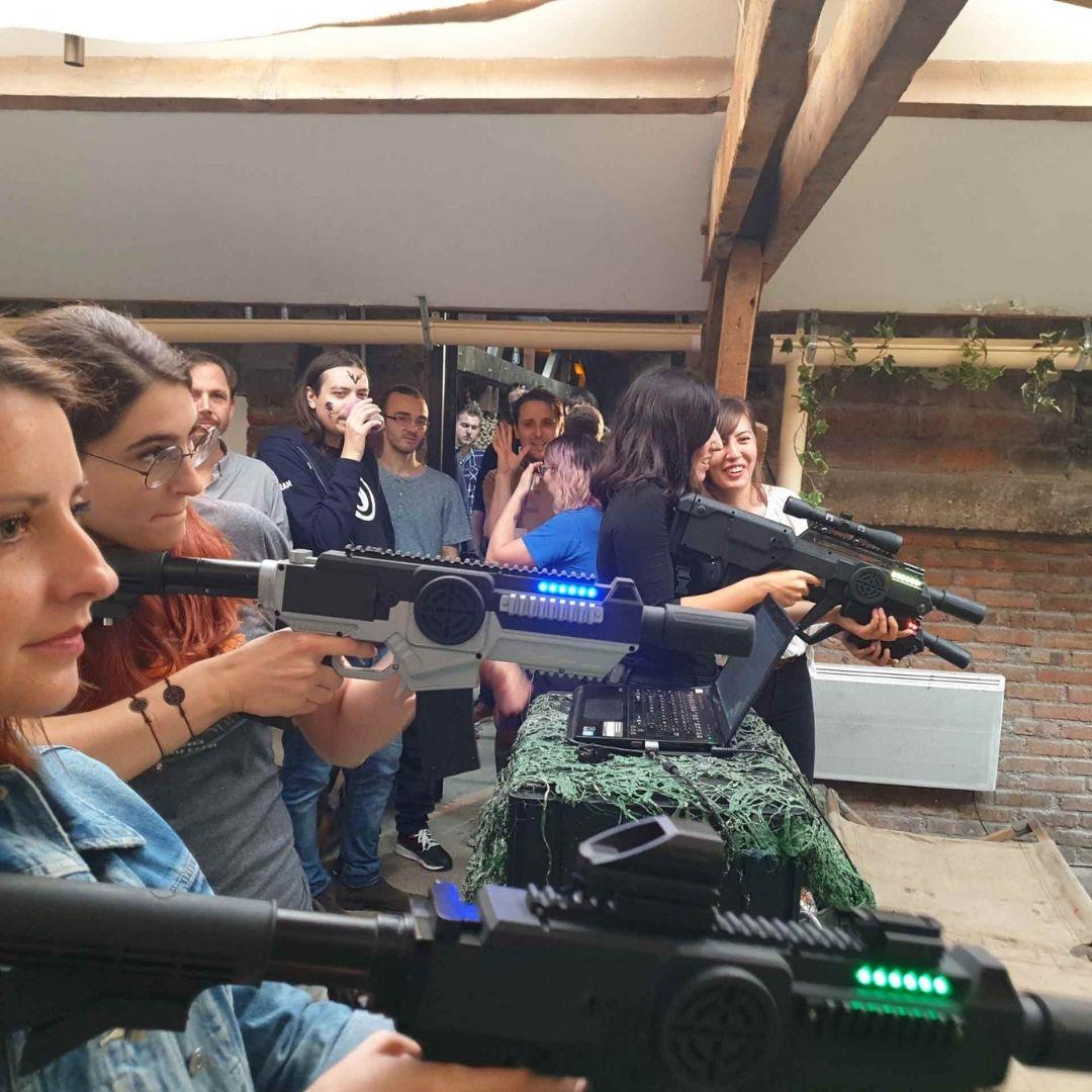 Laser tag team building : animation 100% immersive & fun
