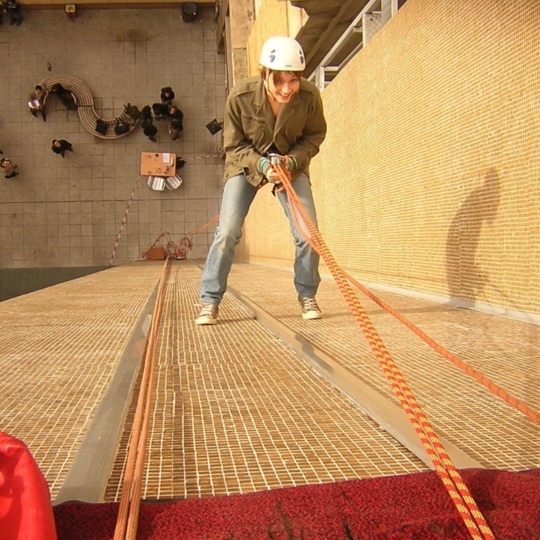 Descente en rappel urbain